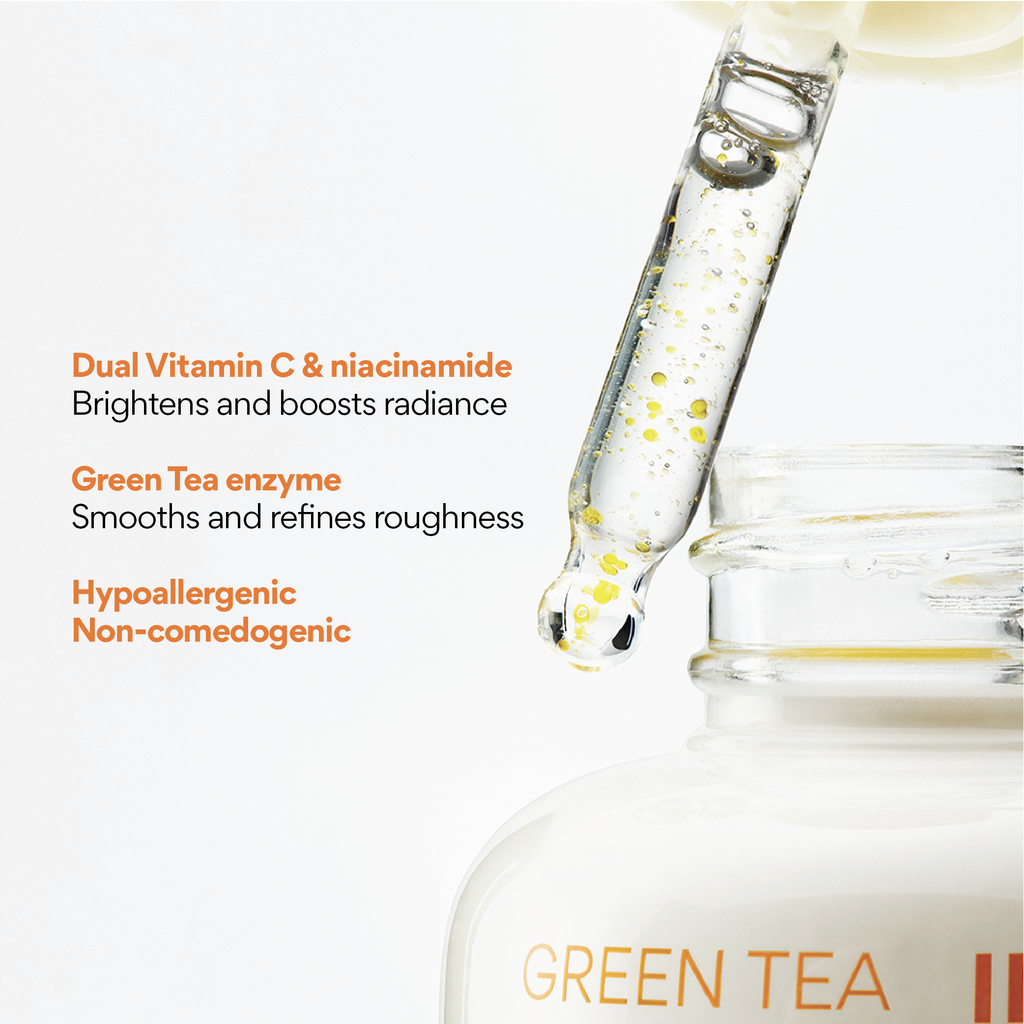 Green Tea Enzyme Vitamin C Brightening Serum 30ml – innisfree Australia