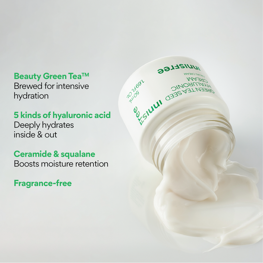 Green Tea Seed Hyaluronic Cream 50ml – INNISFREE Australia